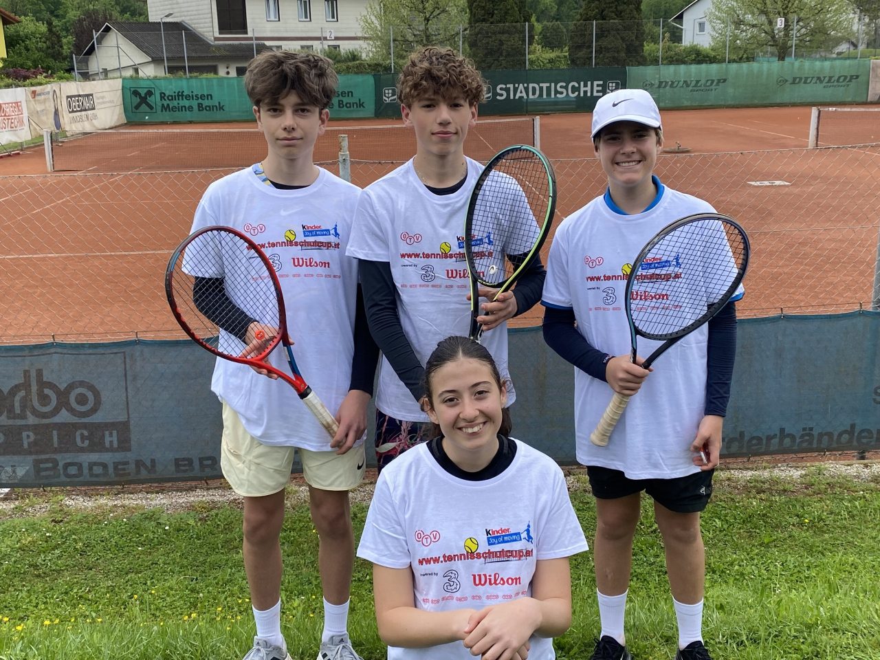 Nach Siegen gegen SMS Steyr und MS Weyer: Tennisteam qualifiziert sich für das Achtelfinale im ...